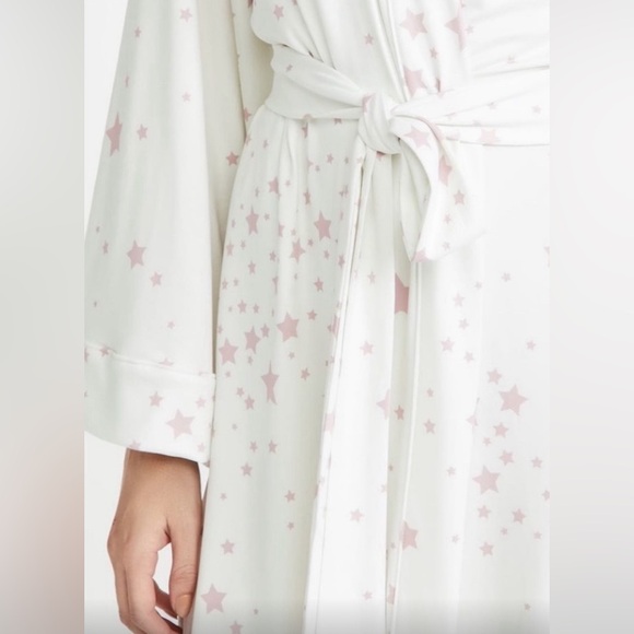 Masongrey | Intimates & Sleepwear | Mason Grey Blush Stars Kimono Robe ...